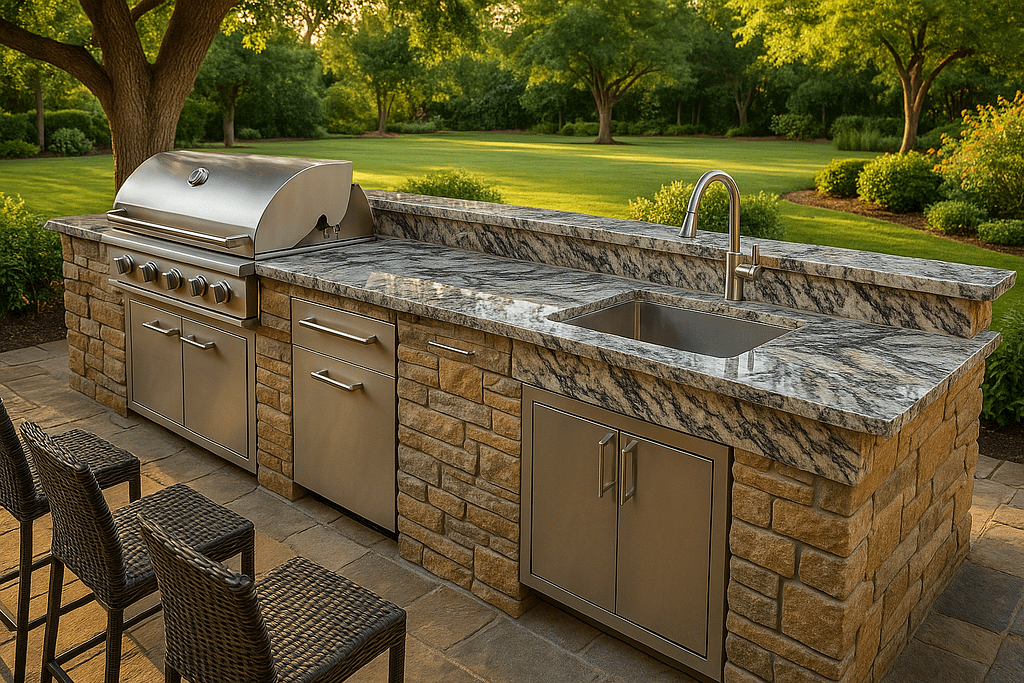 Stunning Outdoor Counter Tops for a Beautiful Backyard