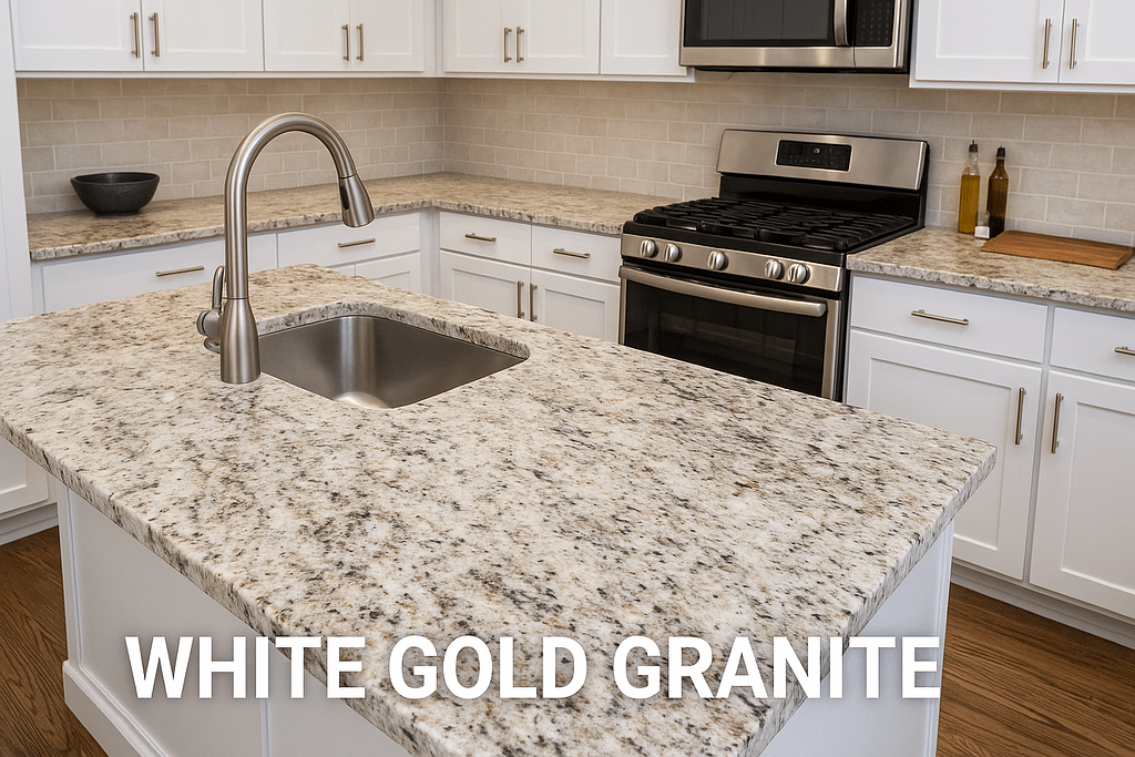 White Gold Granite Countertops: Elevate Your Kitchen
